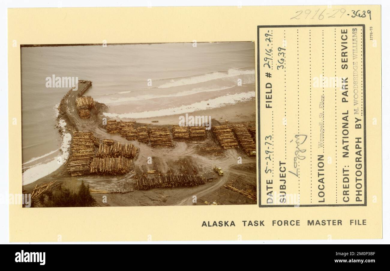 Logging. Alaska Task Force Photographs Stock Photo - Alamy