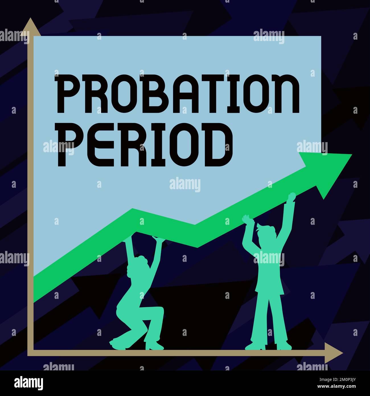 Sign displaying Probation Period. Conceptual photo focused and ...