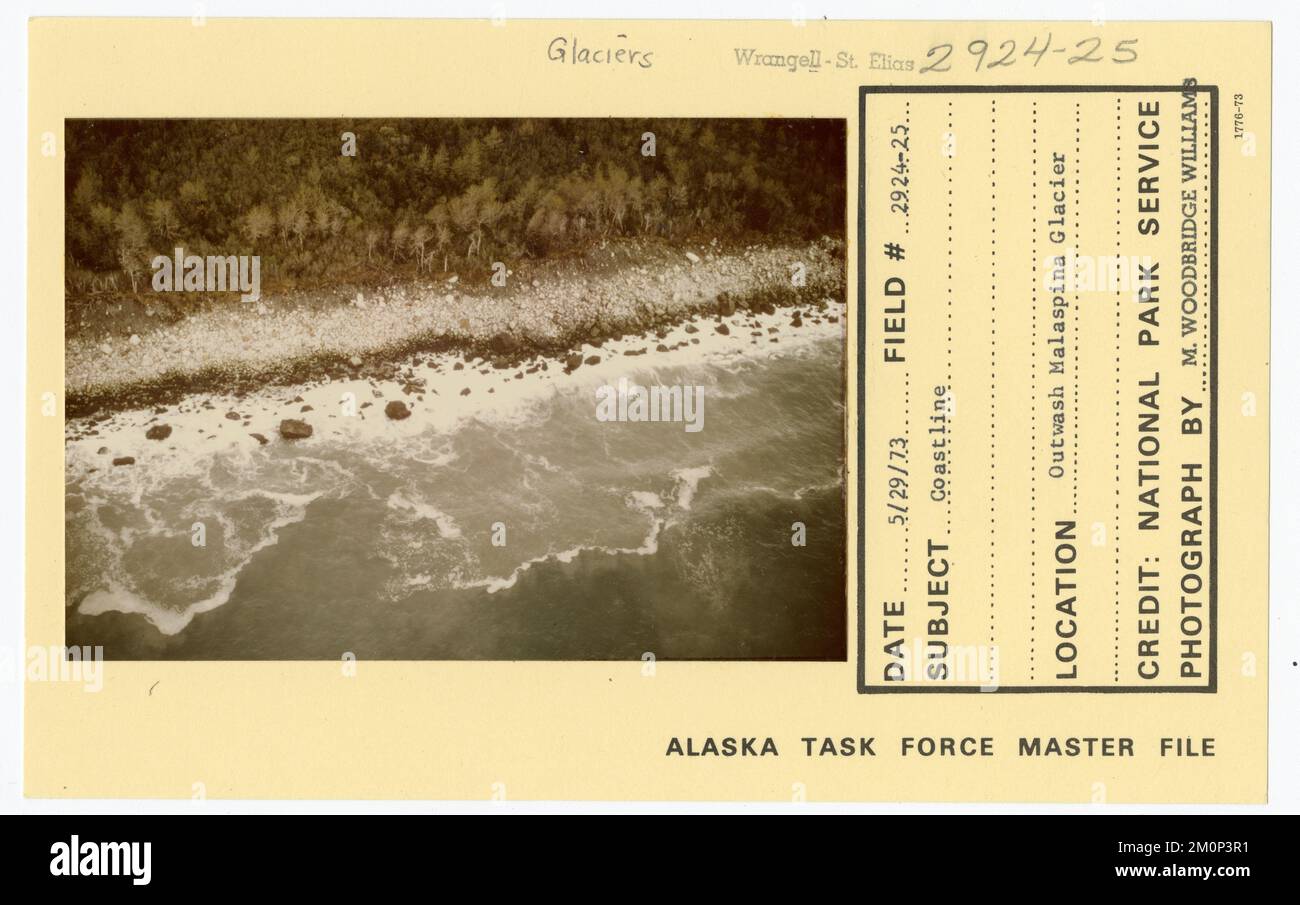 Coastline. Alaska Task Force Photographs Stock Photo - Alamy