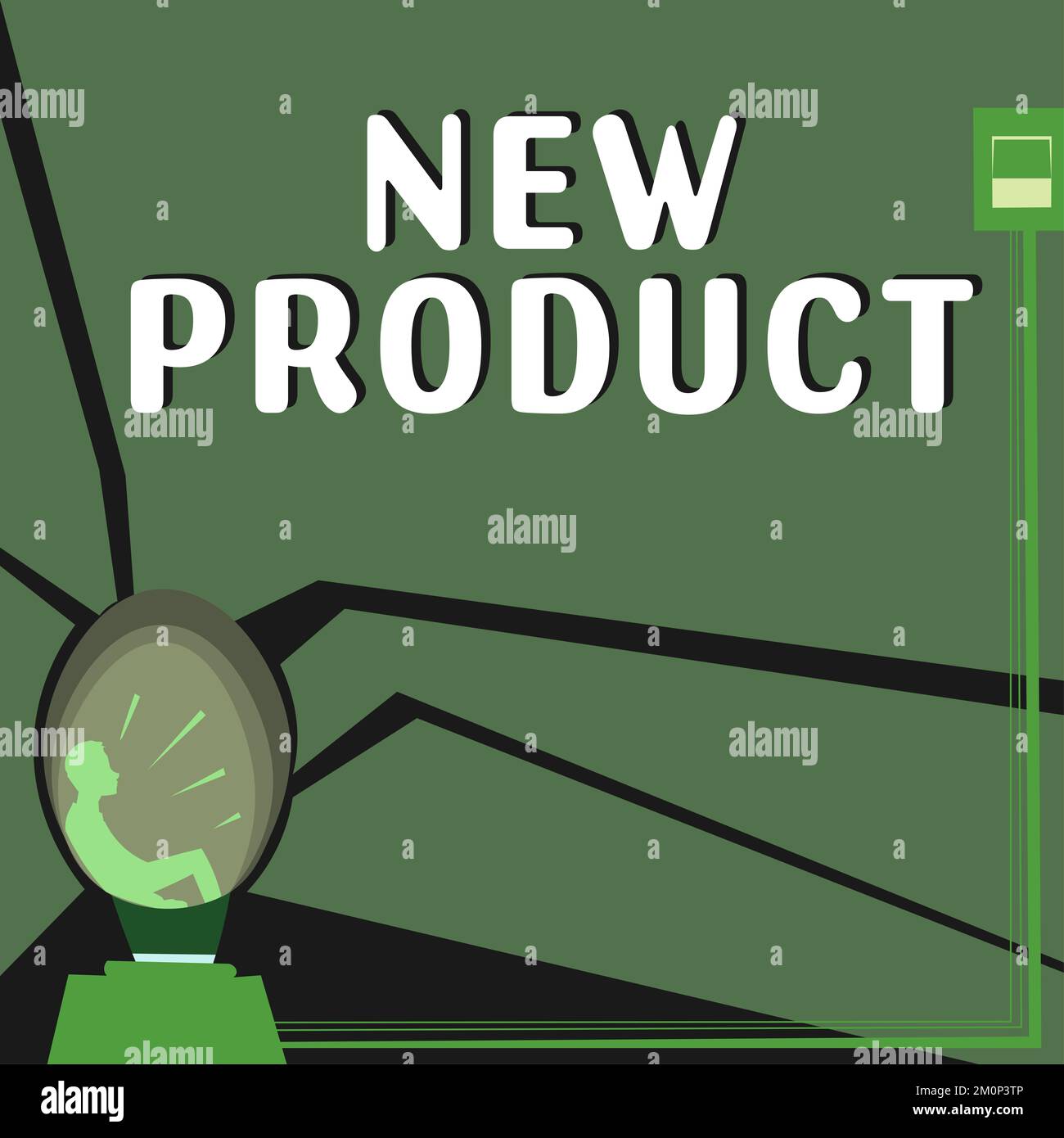 Hand writing sign New Product. Concept meaning goods and services that ...