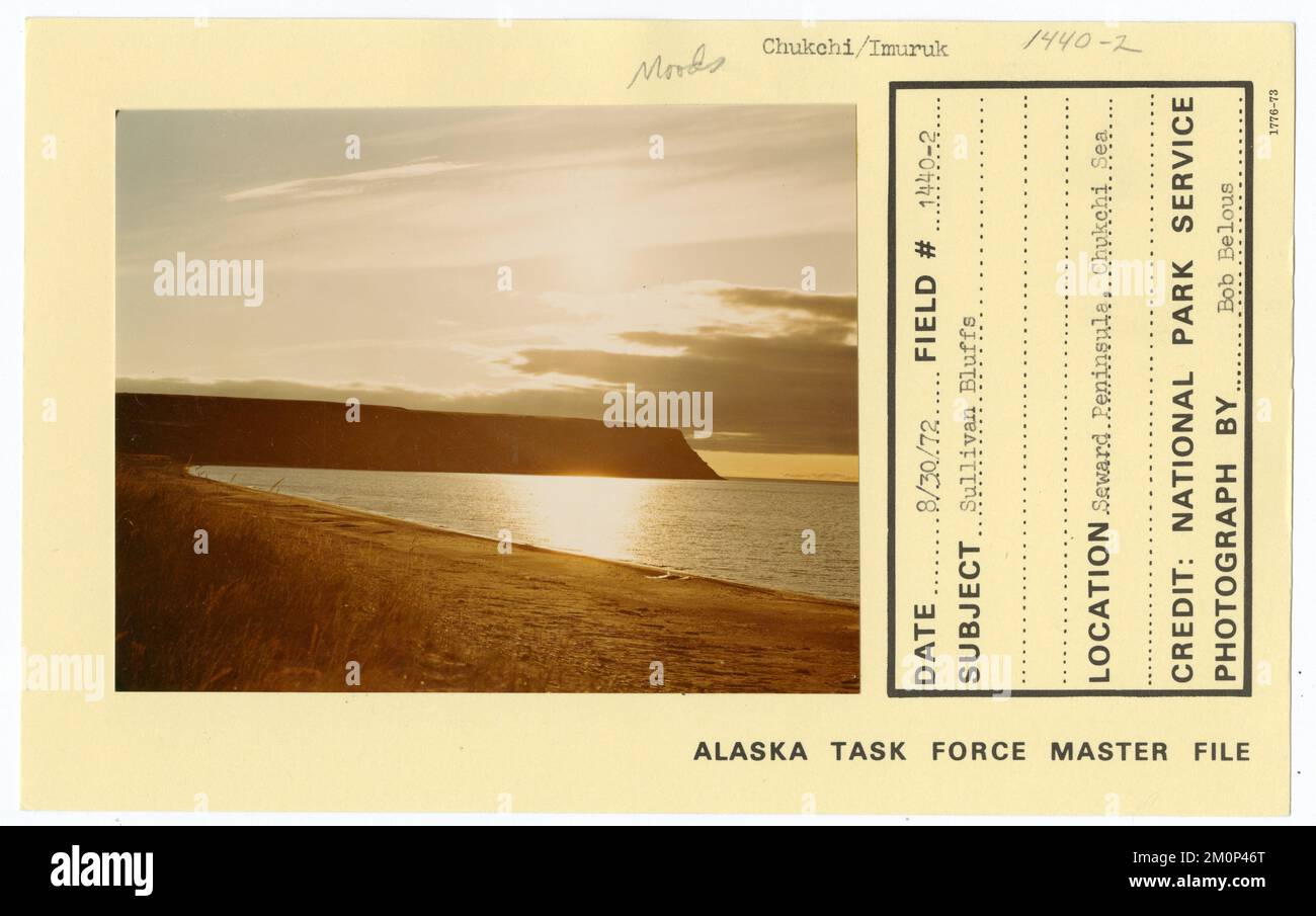 Sullivan Bluffs. Alaska Task Force Photographs Stock Photo - Alamy