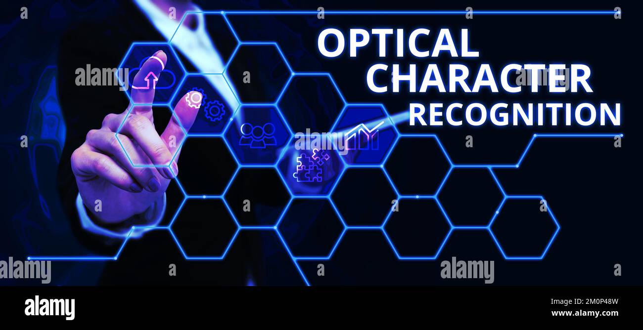 Text caption presenting Optical Character Recognition. Word for the ... Text caption presenting Optical Character Recognition. Word for the ...