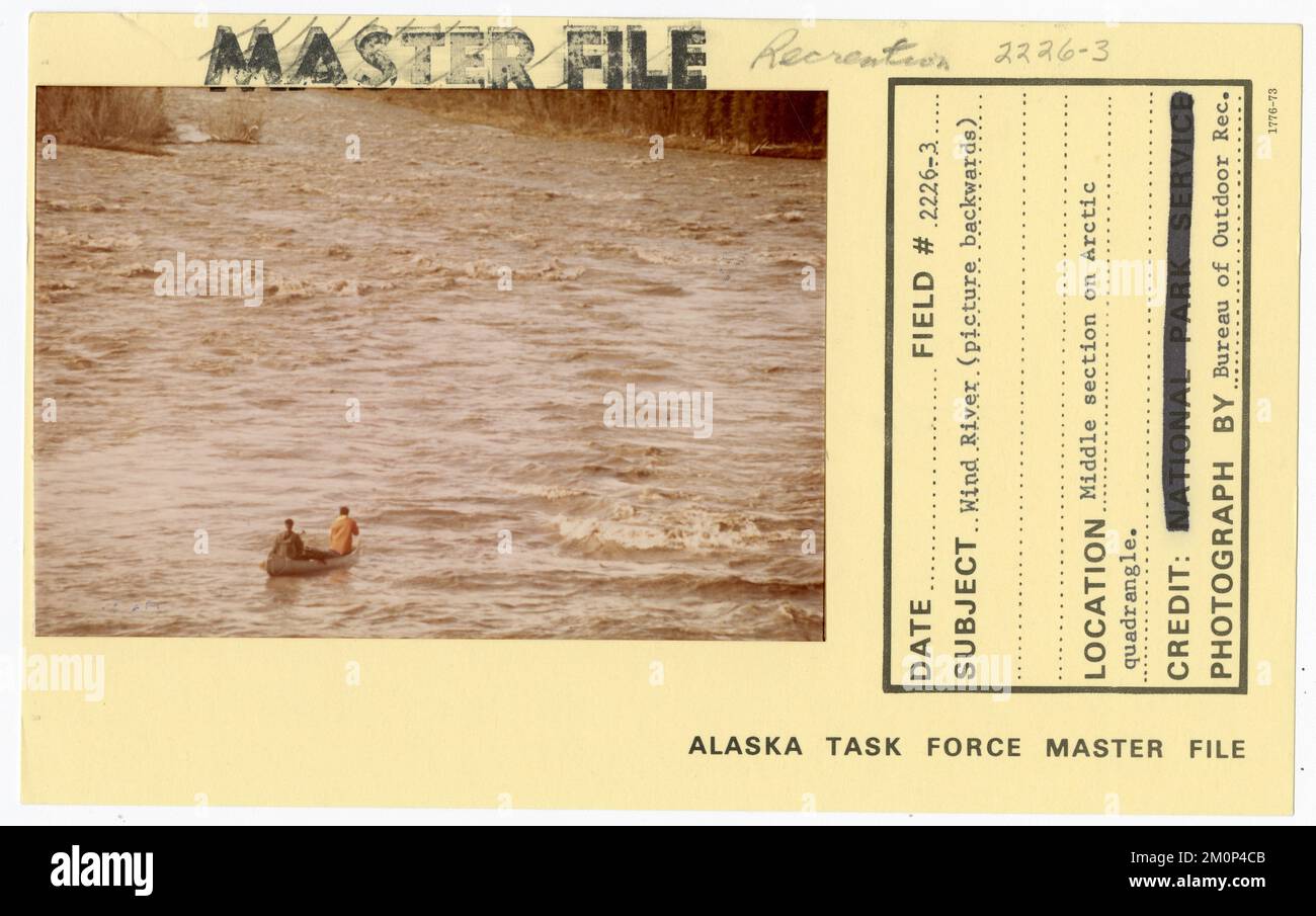 Wind River. Alaska Task Force Photographs Stock Photo - Alamy