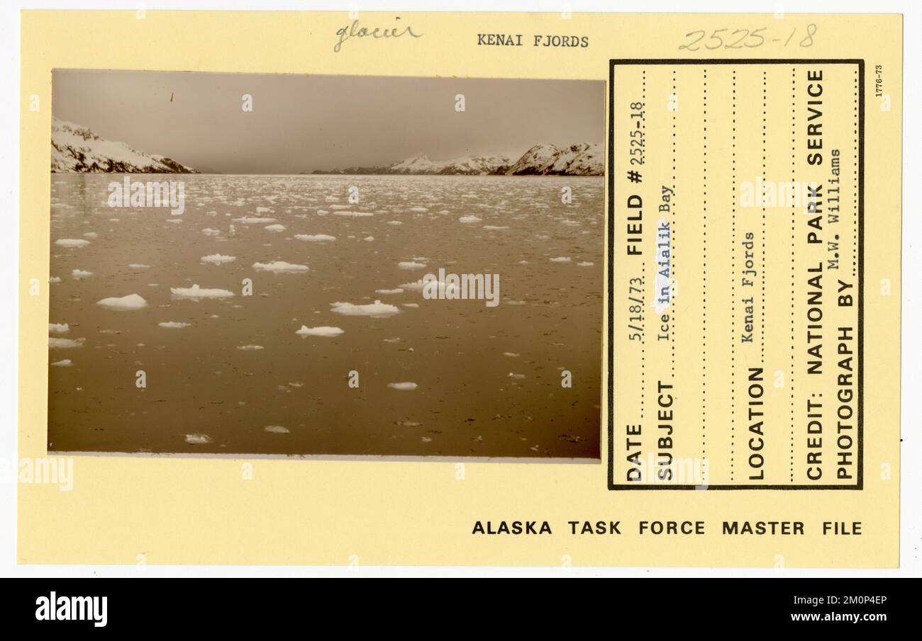 Ice in Aialik Bay. Alaska Task Force Photographs Stock Photo - Alamy