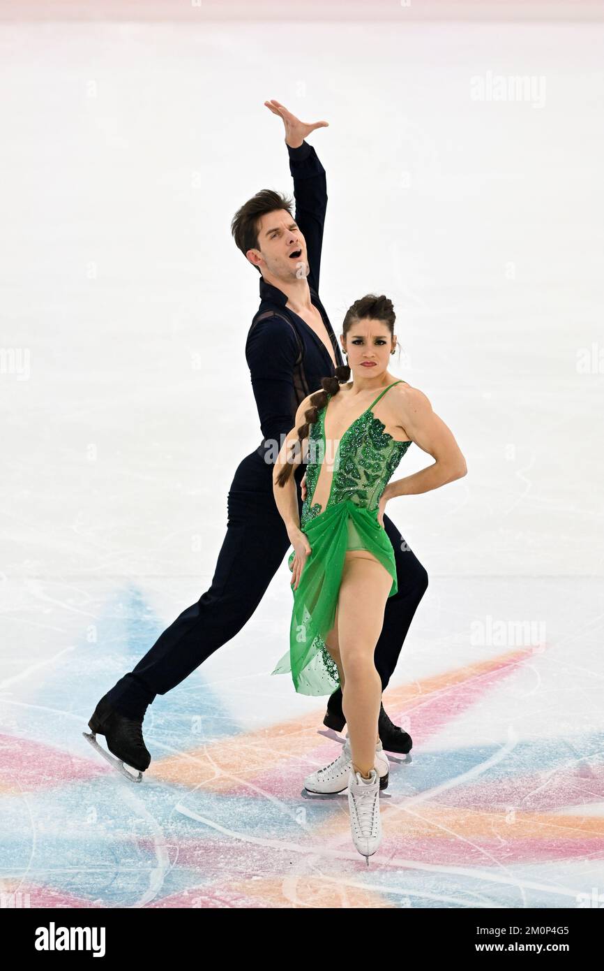 Laurence FOURNIER BEAUDRY & Nikolaj SOERENSEN (CAN), during Senior Ice ...