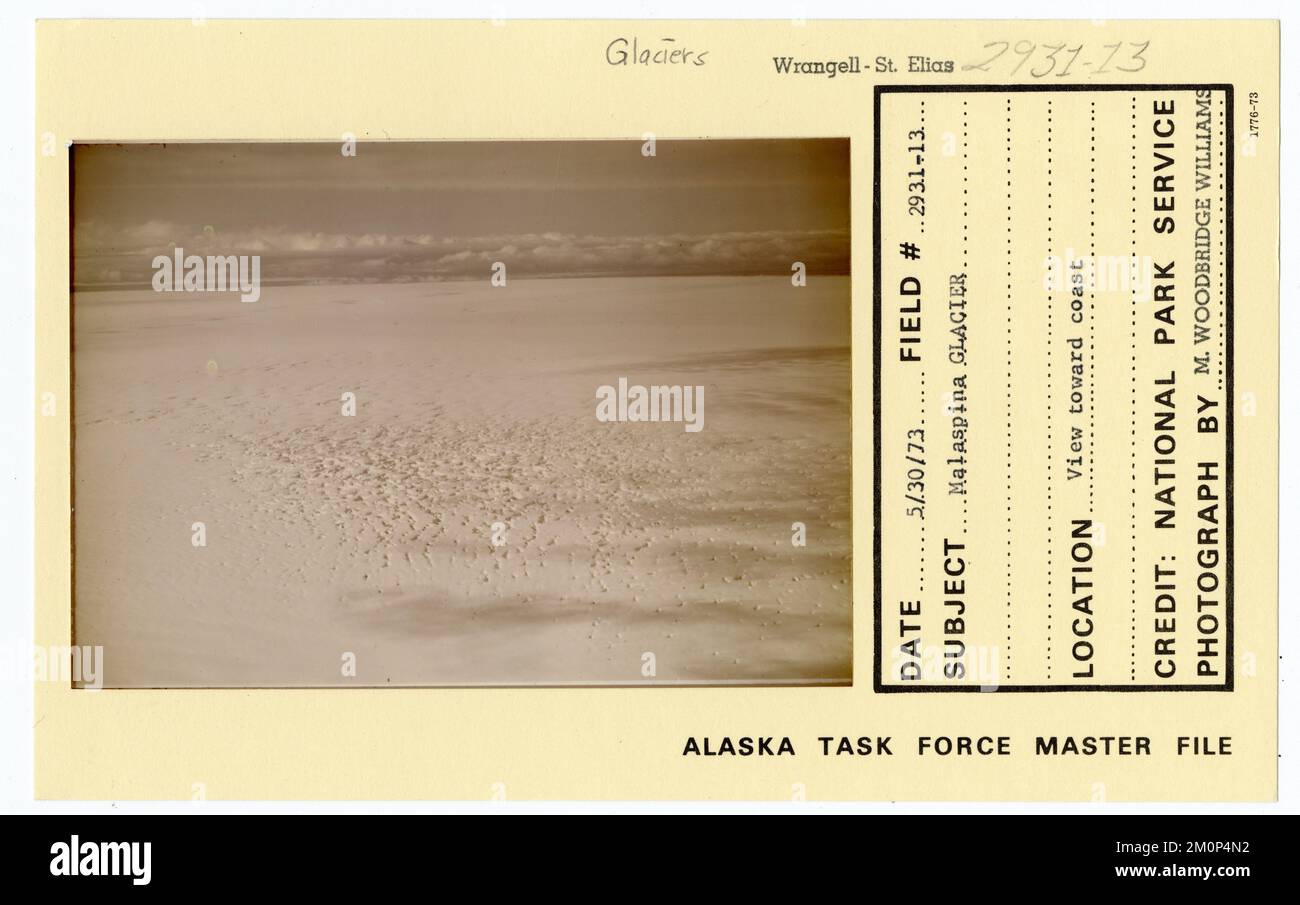 Malaspina Glacier. Alaska Task Force Photographs Stock Photo - Alamy Malaspina Glacier. Alaska Task Force Photographs Stock Photo - Alamy