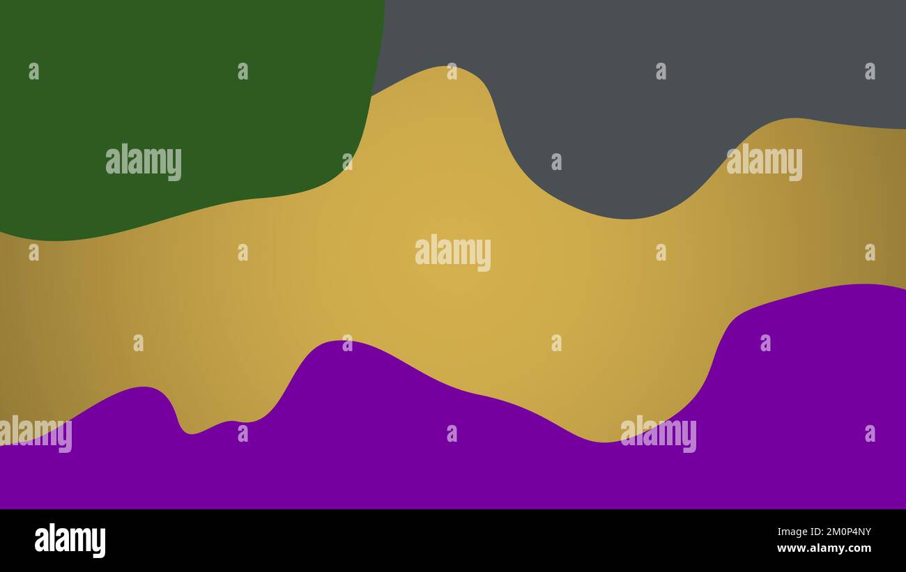 Abstract wave line conceptual background, minimalistic retro shapes ...