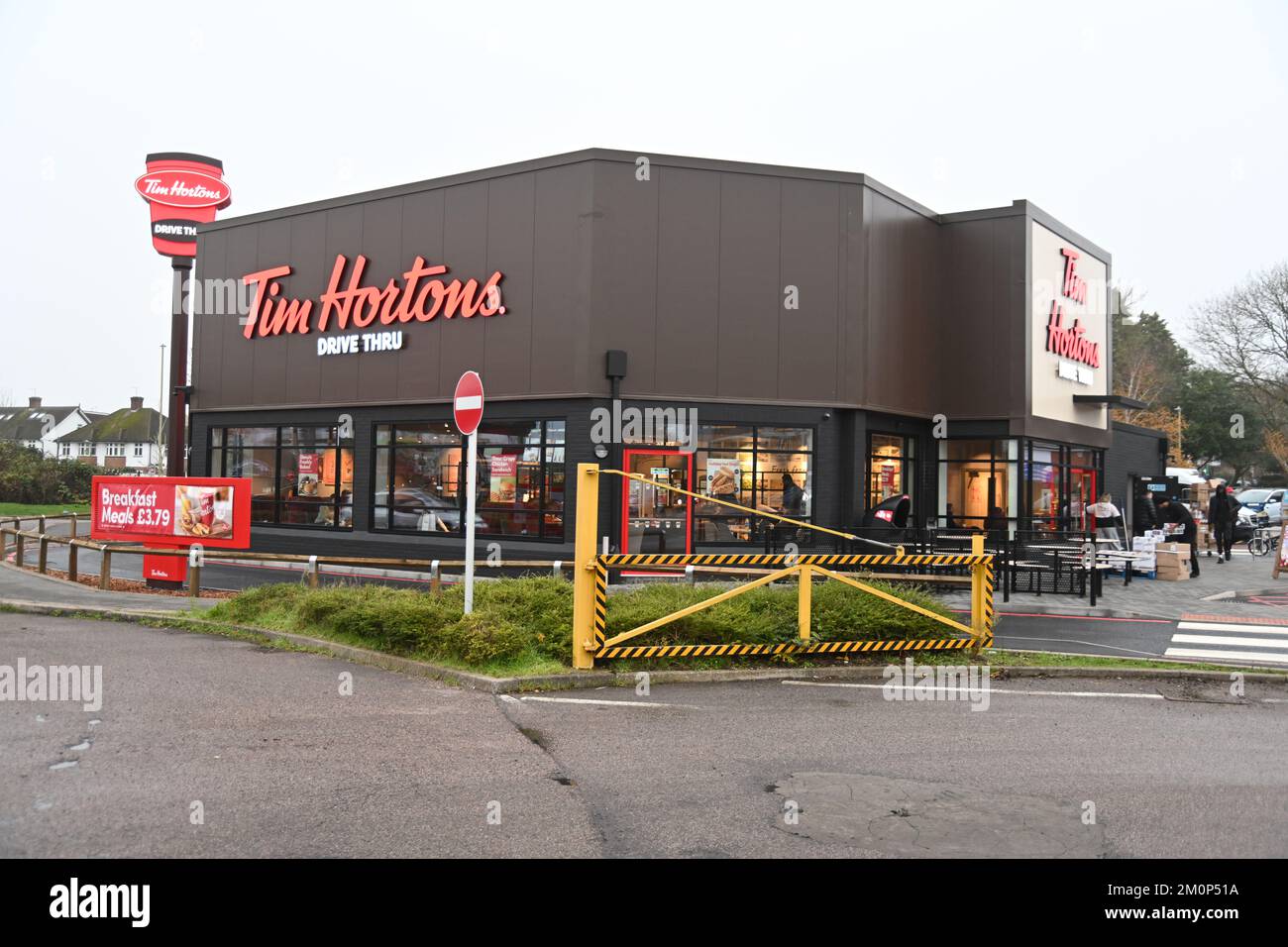 Tim Hortons 50th Drive Thru restaurant opened in Watford Hertfordshire ...