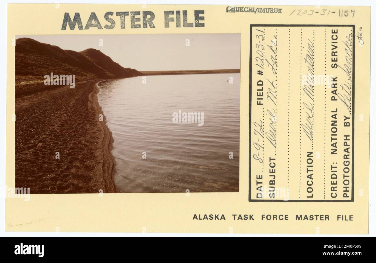 Devil Mountain Lake. Alaska Task Force Photographs Stock Photo - Alamy