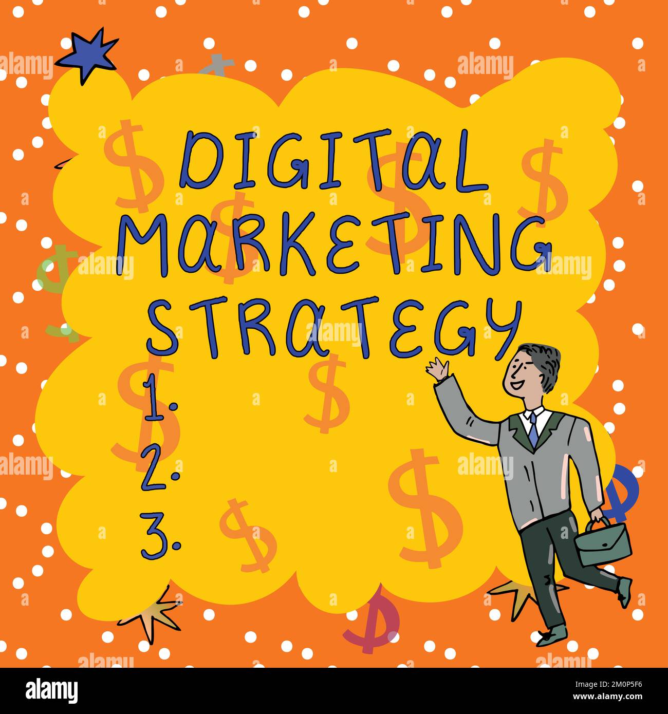 Conceptual caption Digital Marketing Strategy. Business showcase ...