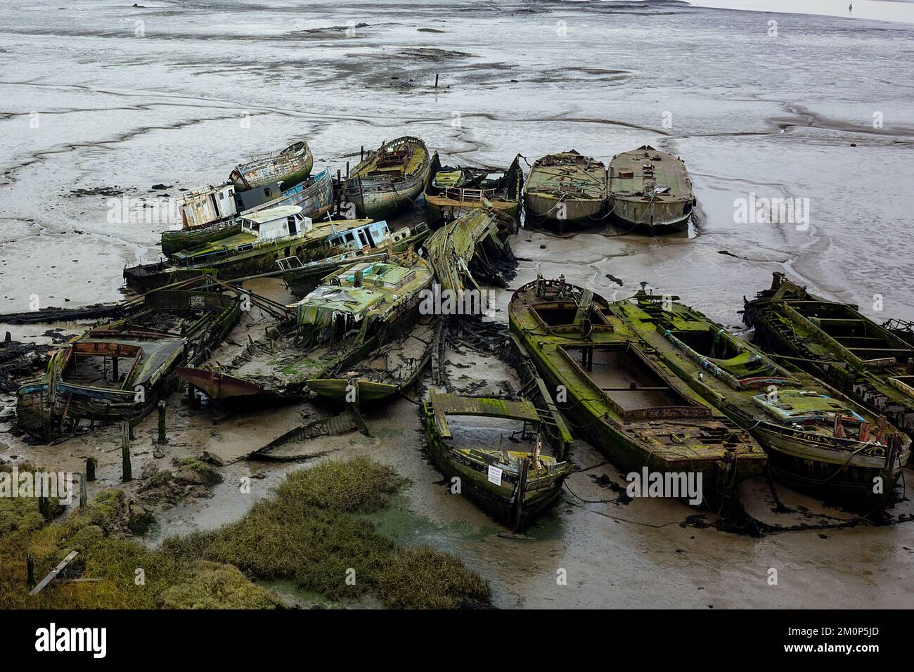 Boat Grave yard Stock Photo - Alamy