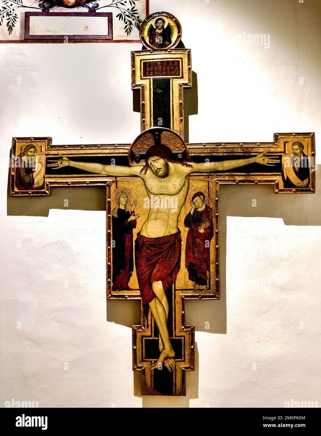 Crucifix with Mourners, the Prophets Isaiah and Jeremiah, the Redeemer ...