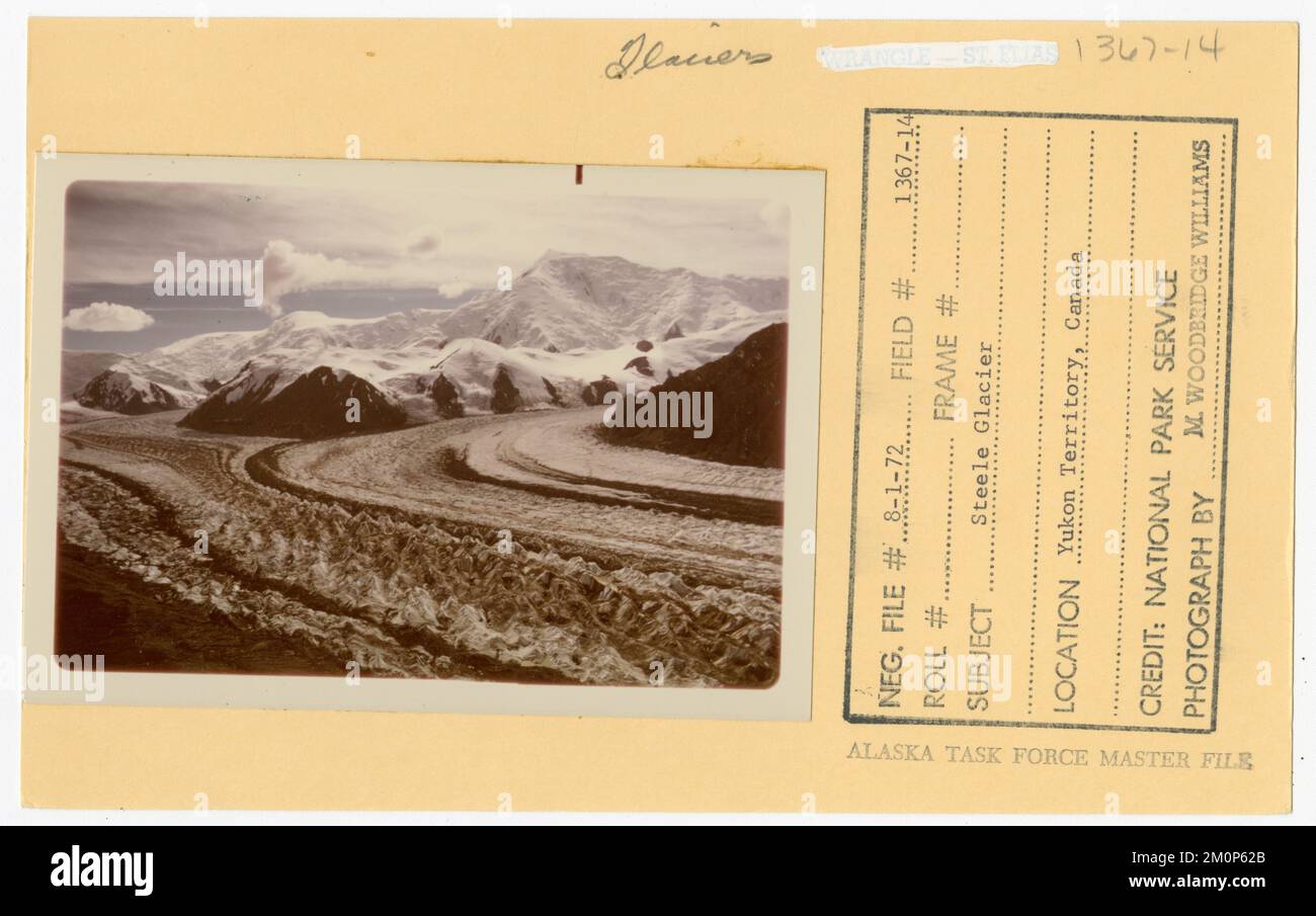 Steele Glacier. Alaska Task Force Photographs Stock Photo - Alamy