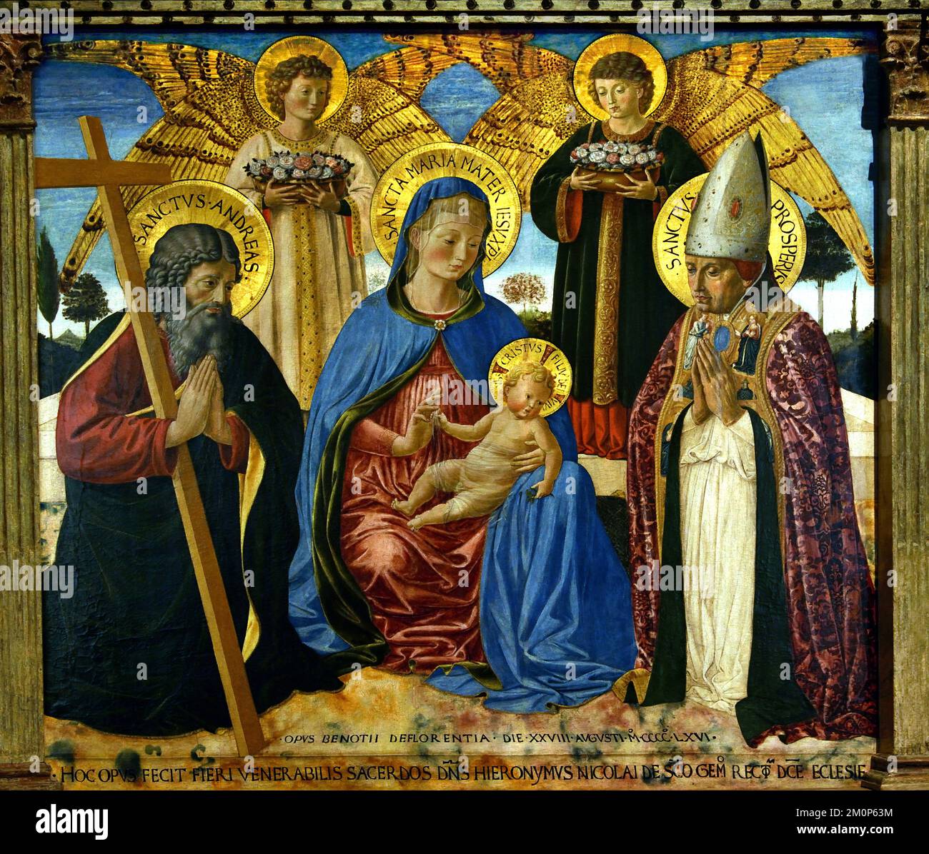 Madonna of Humility, Madonna and Child, Mary and Christ, Two Angels ,St ...