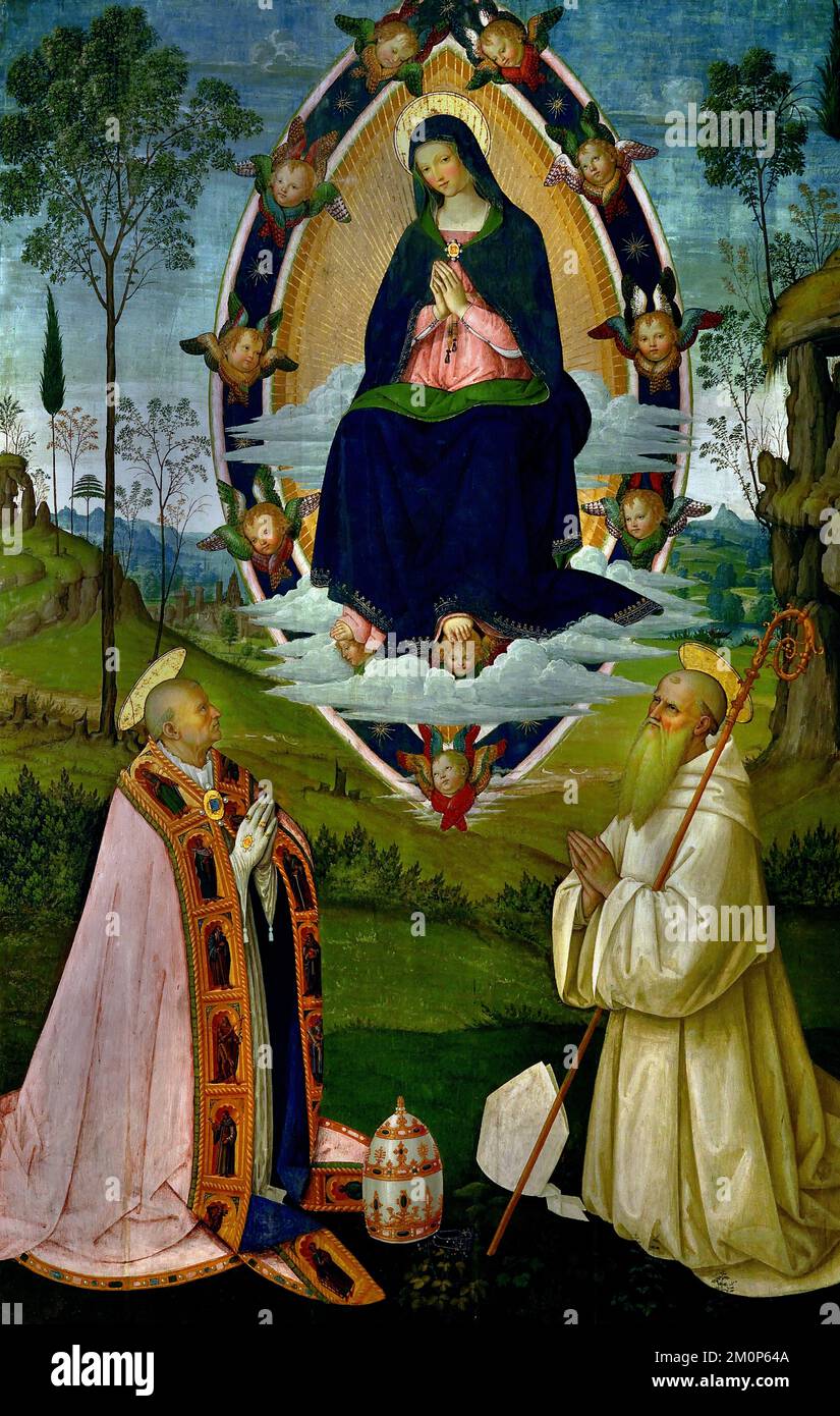 Madonna and Child, Mary and Christ, by Bernardino di Betto ...