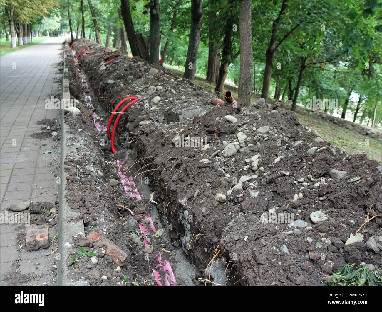 Communication trench and path hi-res stock photography and images - Alamy