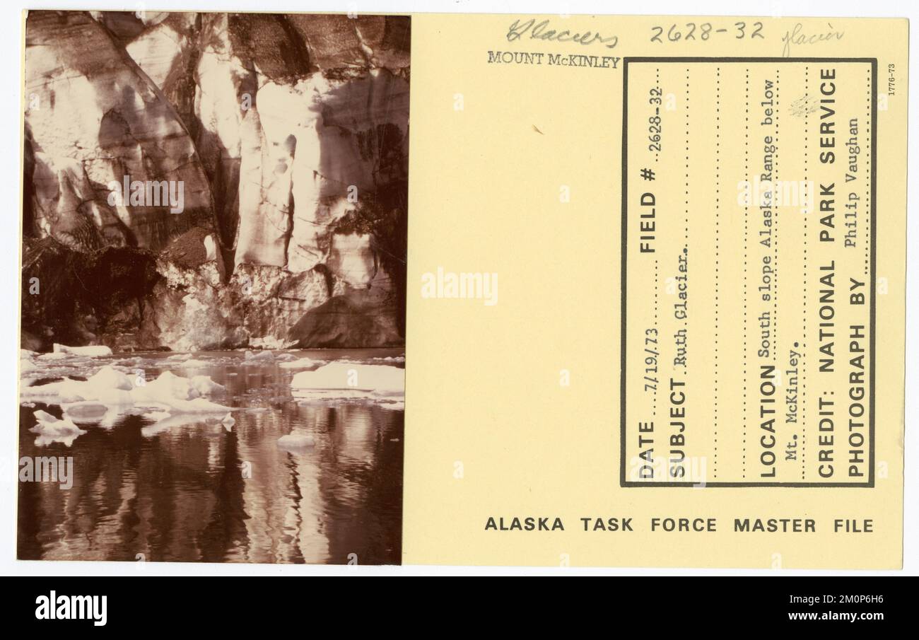Ruth Glacier. Alaska Task Force Photographs Stock Photo - Alamy