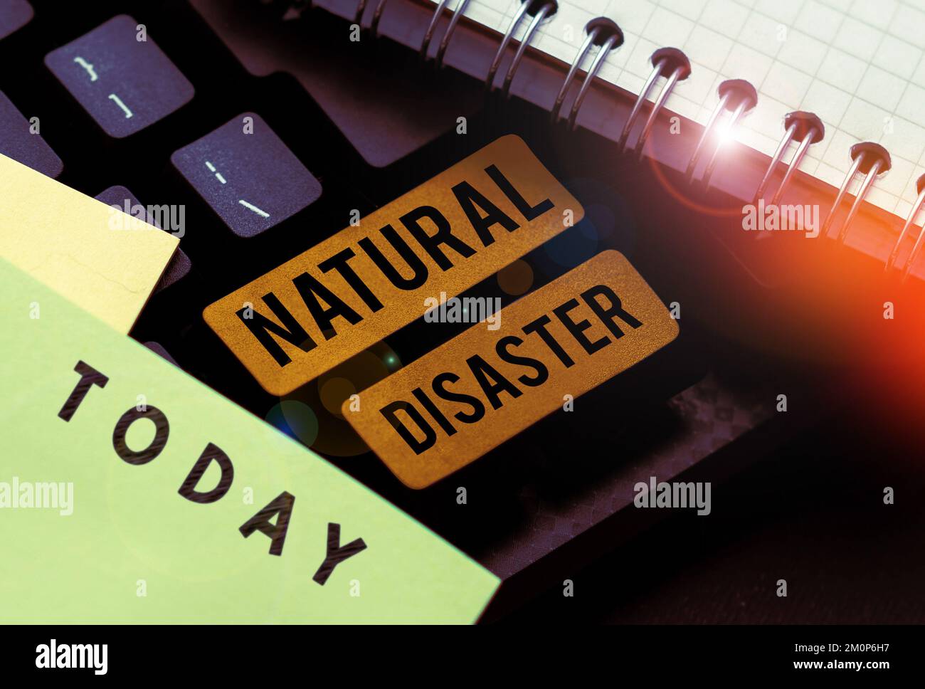 Conceptual display Natural Disaster, Business overview occurring in the ...