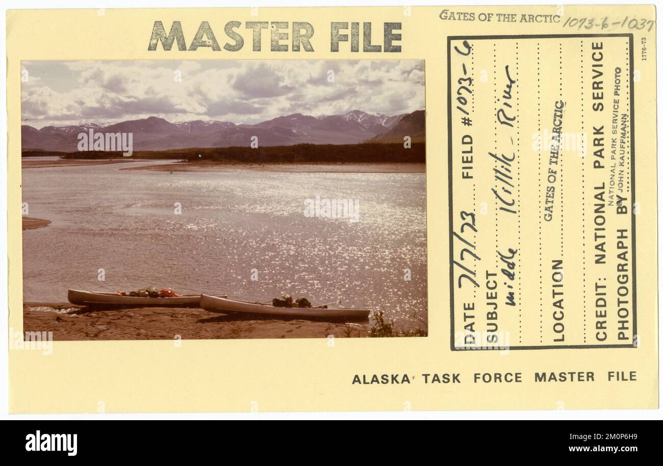 middle Killik River. Alaska Task Force Photographs Stock Photo - Alamy