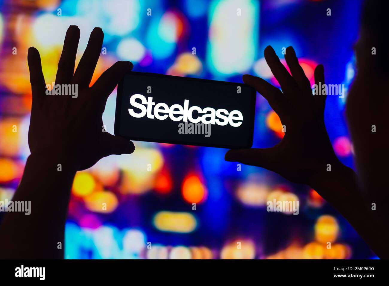 Brazil. 07th Dec, 2022. In this photo illustration, the Steelcase logo ...