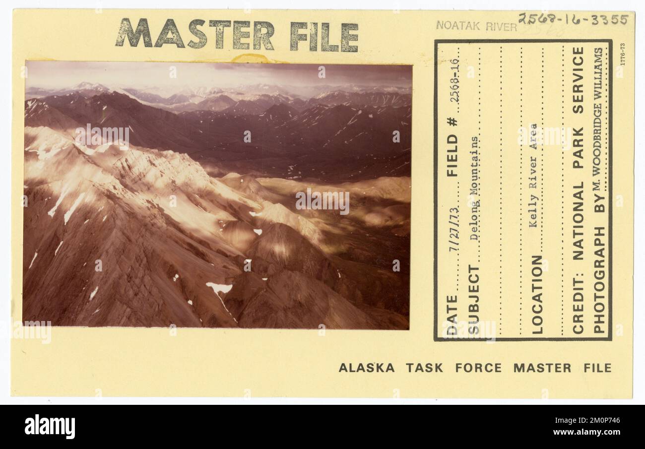 DeLong Mountains. Alaska Task Force Photographs Stock Photo - Alamy