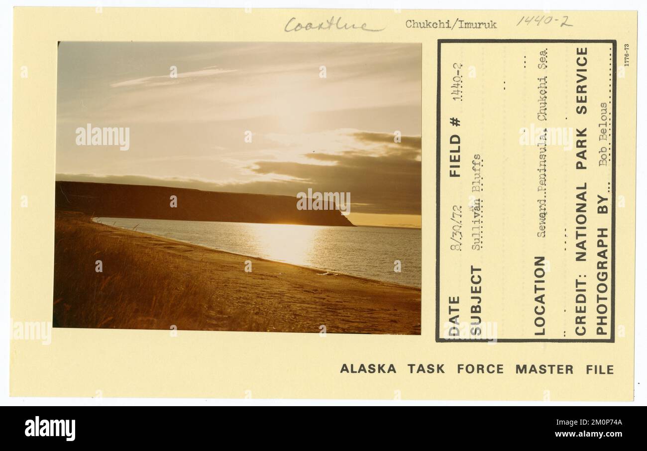 Sullivan Bluffs. Alaska Task Force Photographs Stock Photo - Alamy