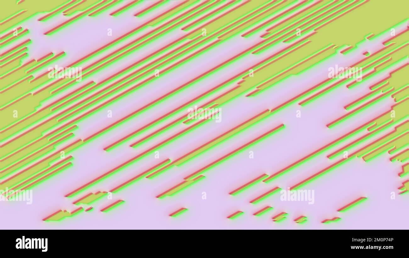 Simple line art pattern loop. Abstract holographic minimalistic shapes ...