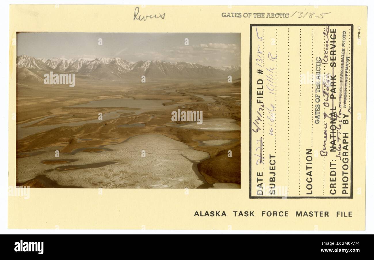 Middle Killik River. Alaska Task Force Photographs Stock Photo - Alamy