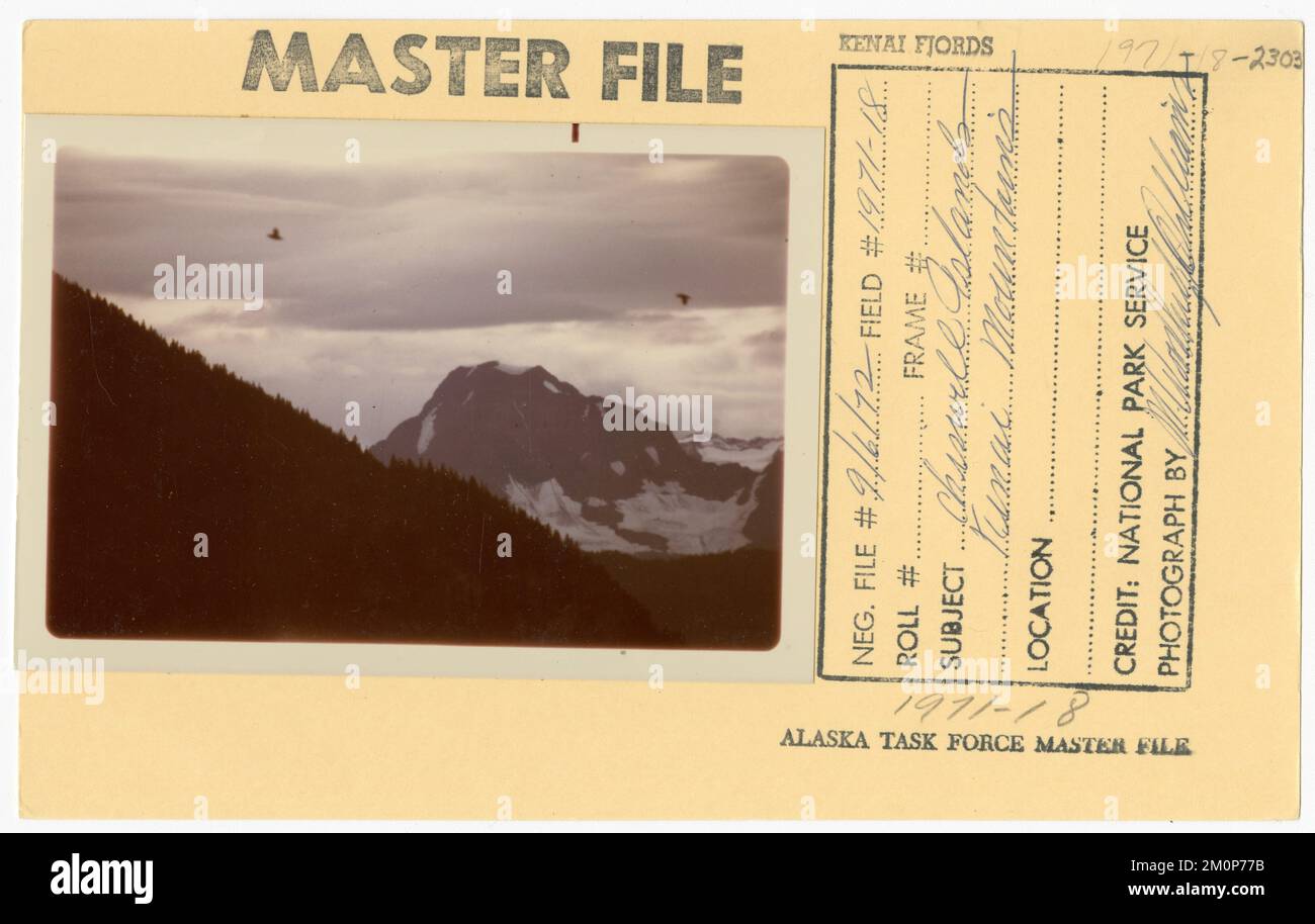 Chiswell Islands Kenai Mountains. Alaska Task Force Photographs Stock ...