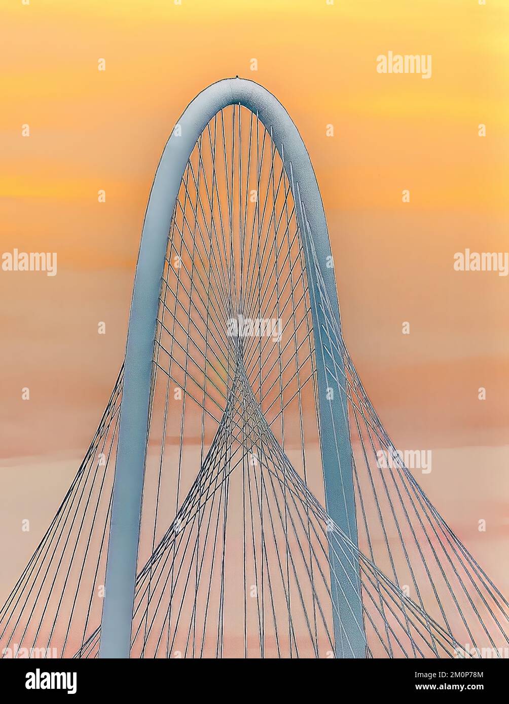 Calatrava bridge dallas hi-res stock photography and images - Alamy