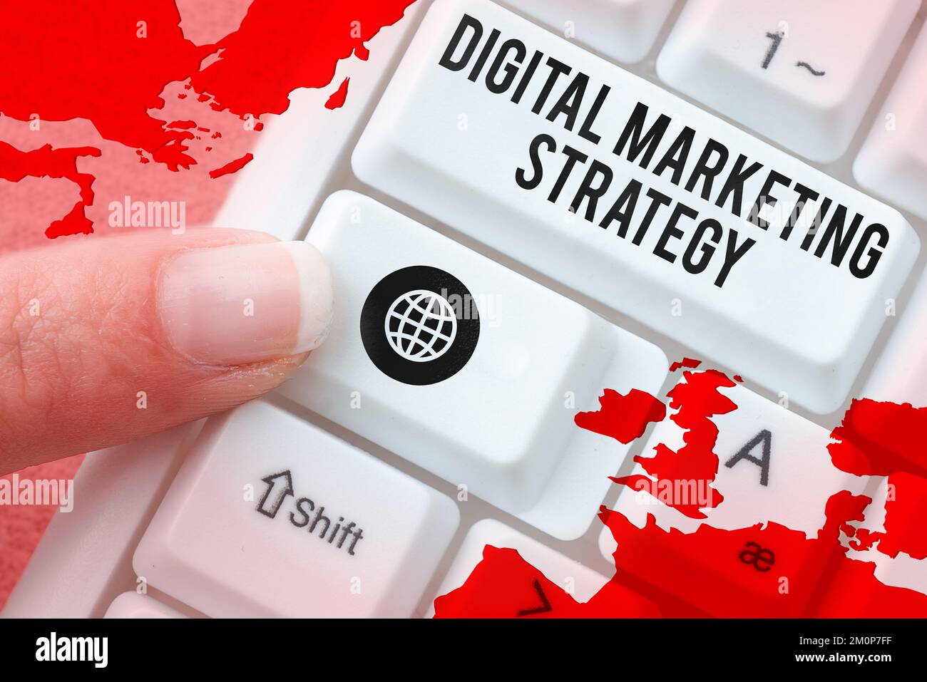 Text showing inspiration Digital Marketing Strategy. Business idea ...