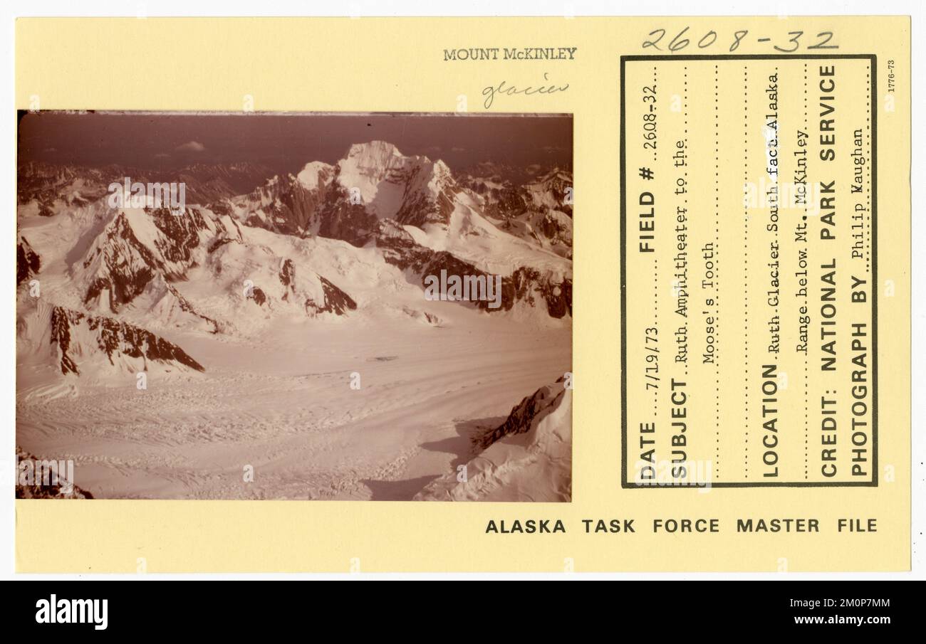 Ruth Amphitheater to the Moose's Tooth. Alaska Task Force Photographs ...