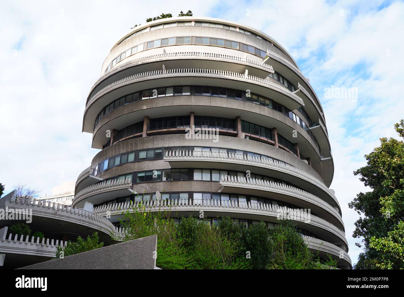 WASHINGTON, DC -25 MAR 2022- View of the Watergate building complex in ...