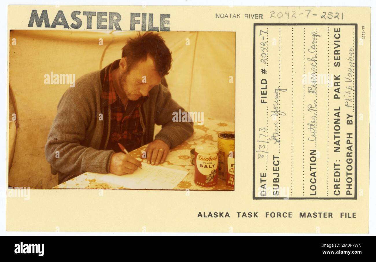 Steve Young. Alaska Task Force Photographs Stock Photo - Alamy