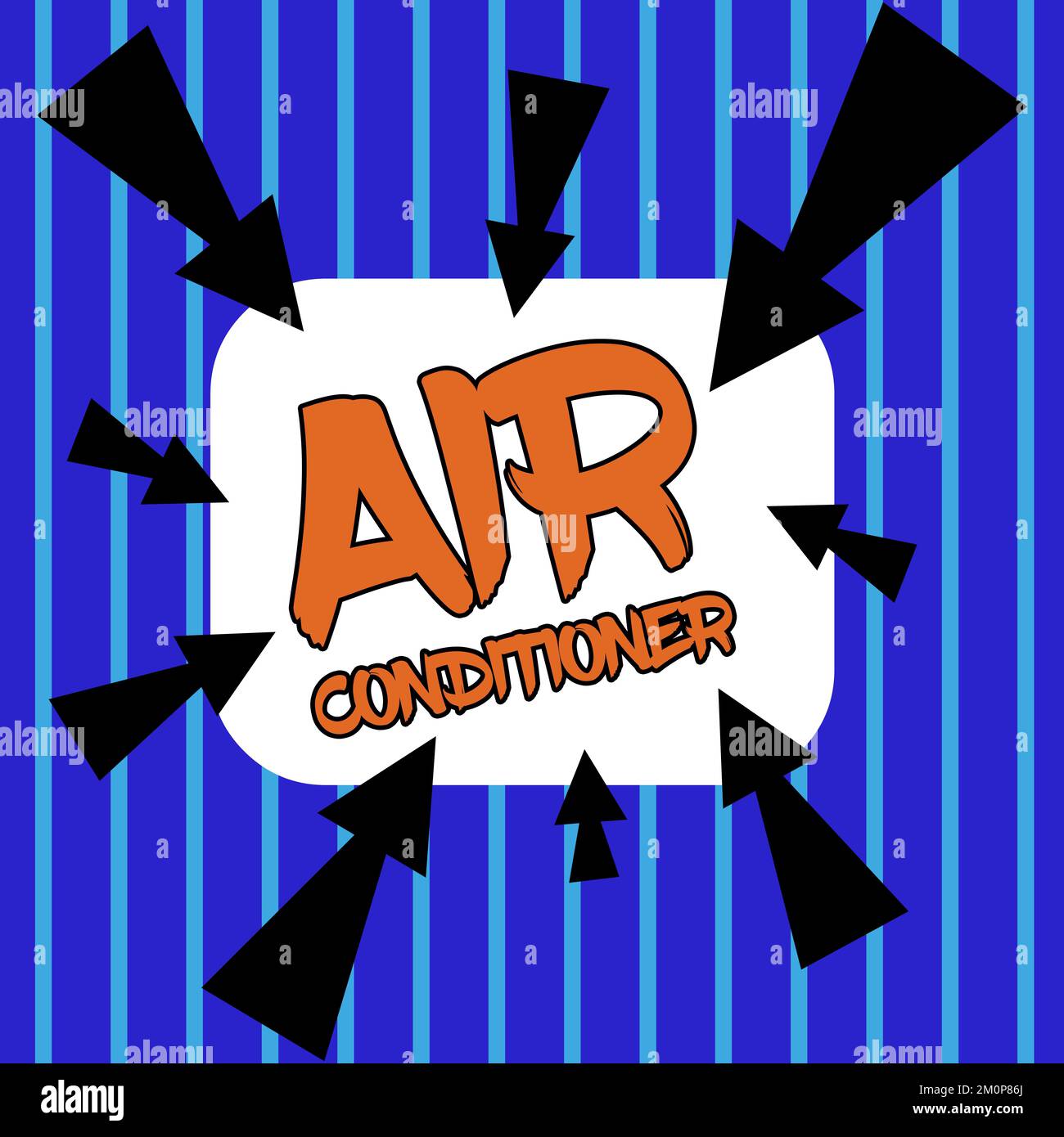 Hand writing sign Air Conditioner. Business approach apparatus for ...