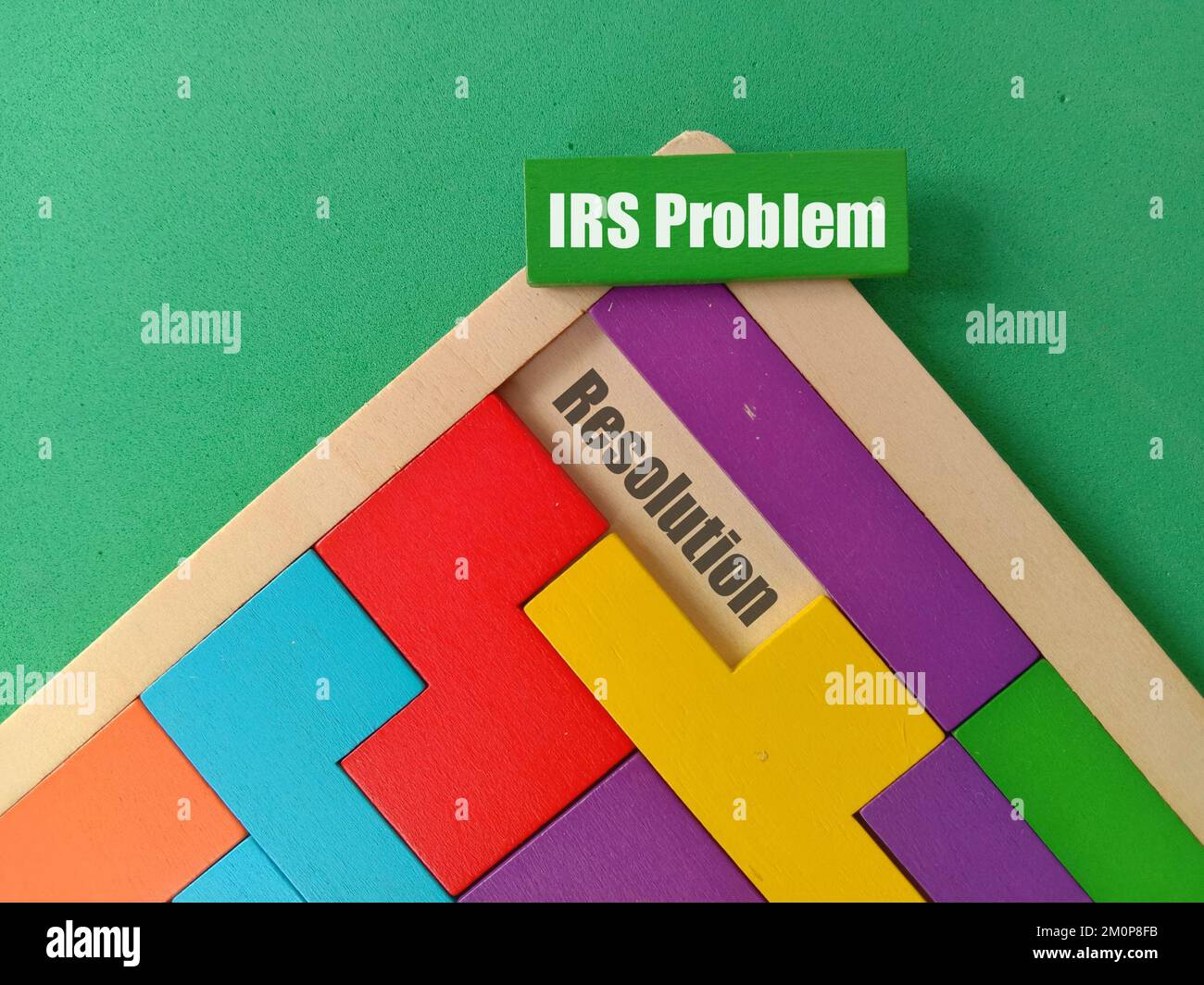 The Business Concept - IRS Problem Resolution Stock Photo - Alamy