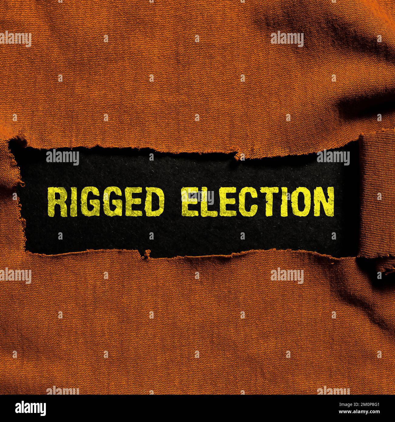 Hand writing sign Rigged Election. Word Written on Manage drilling ...