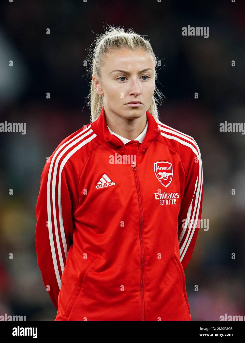 Arsenal's Leah Williamson before the UEFA Women's Champions League ...