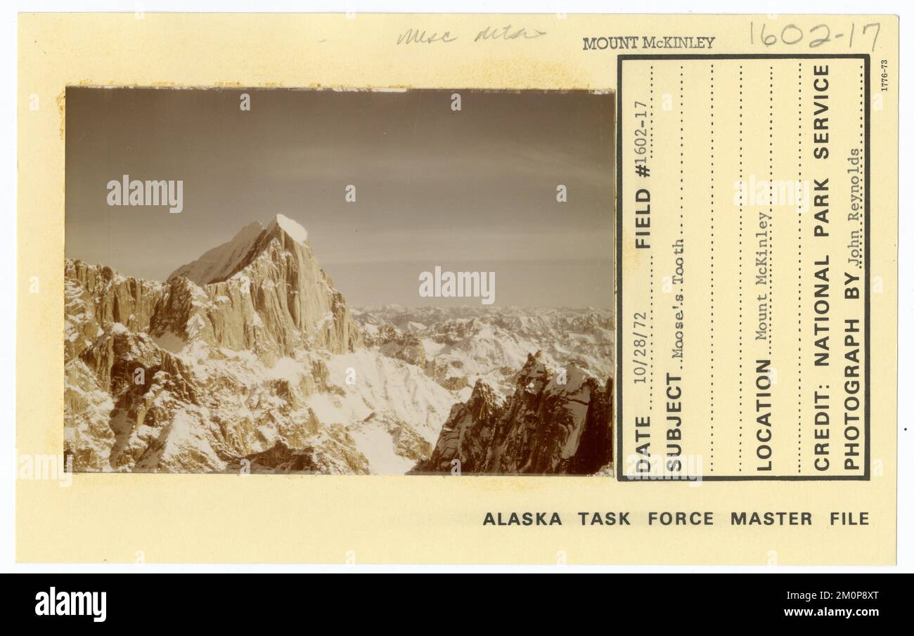 Moose's tooth hi-res stock photography and images - Alamy