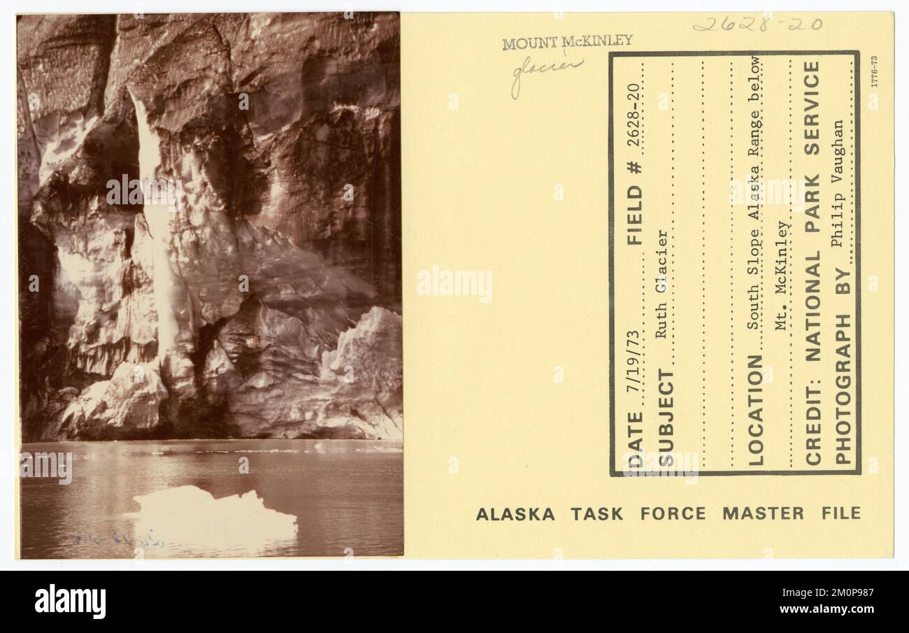 Ruth Glacier. Alaska Task Force Photographs Stock Photo - Alamy