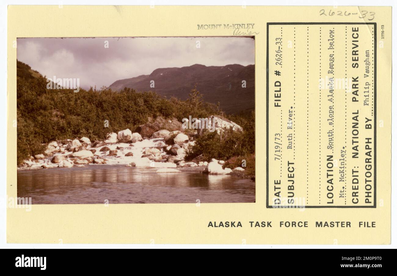 Ruth River. Alaska Task Force Photographs Stock Photo - Alamy