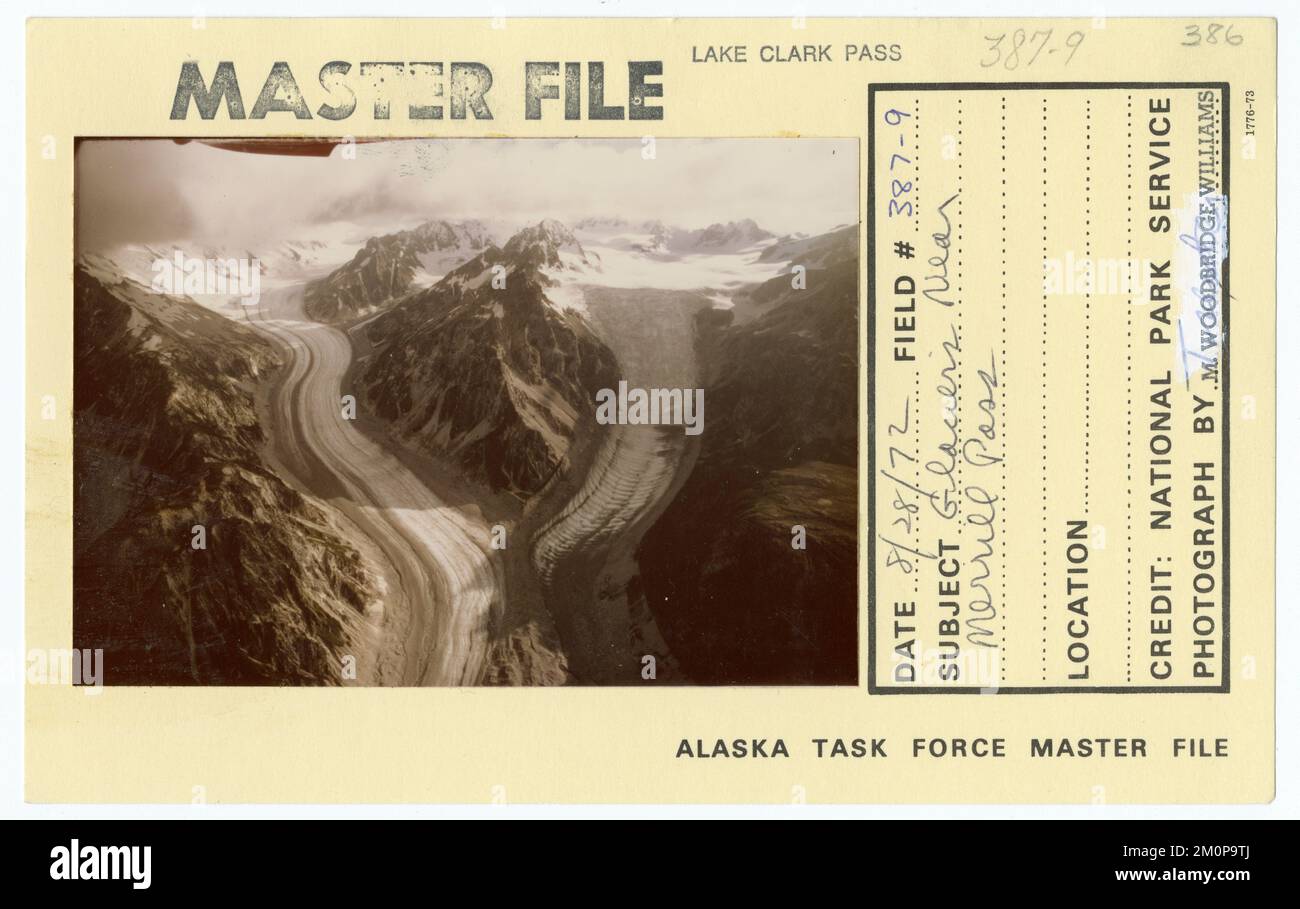 Glaciers near Merrill Pass. Alaska Task Force Photographs Stock Photo ...