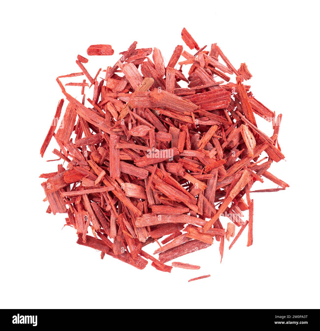 Red Sandalwood incense chips, isolated on white background. Sanderswood ...