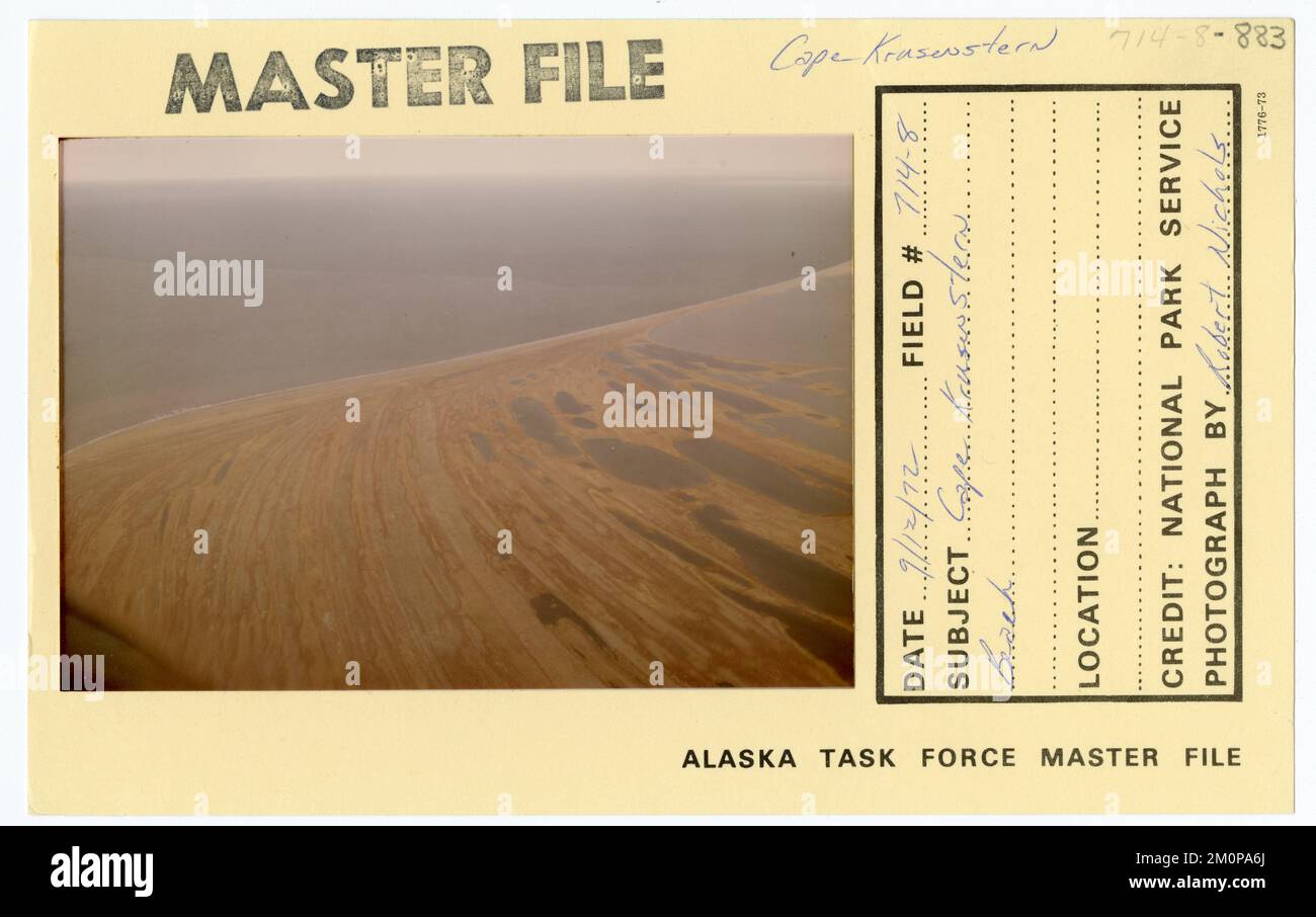 Cape Krusenstern Beach. Alaska Task Force Photographs Stock Photo - Alamy