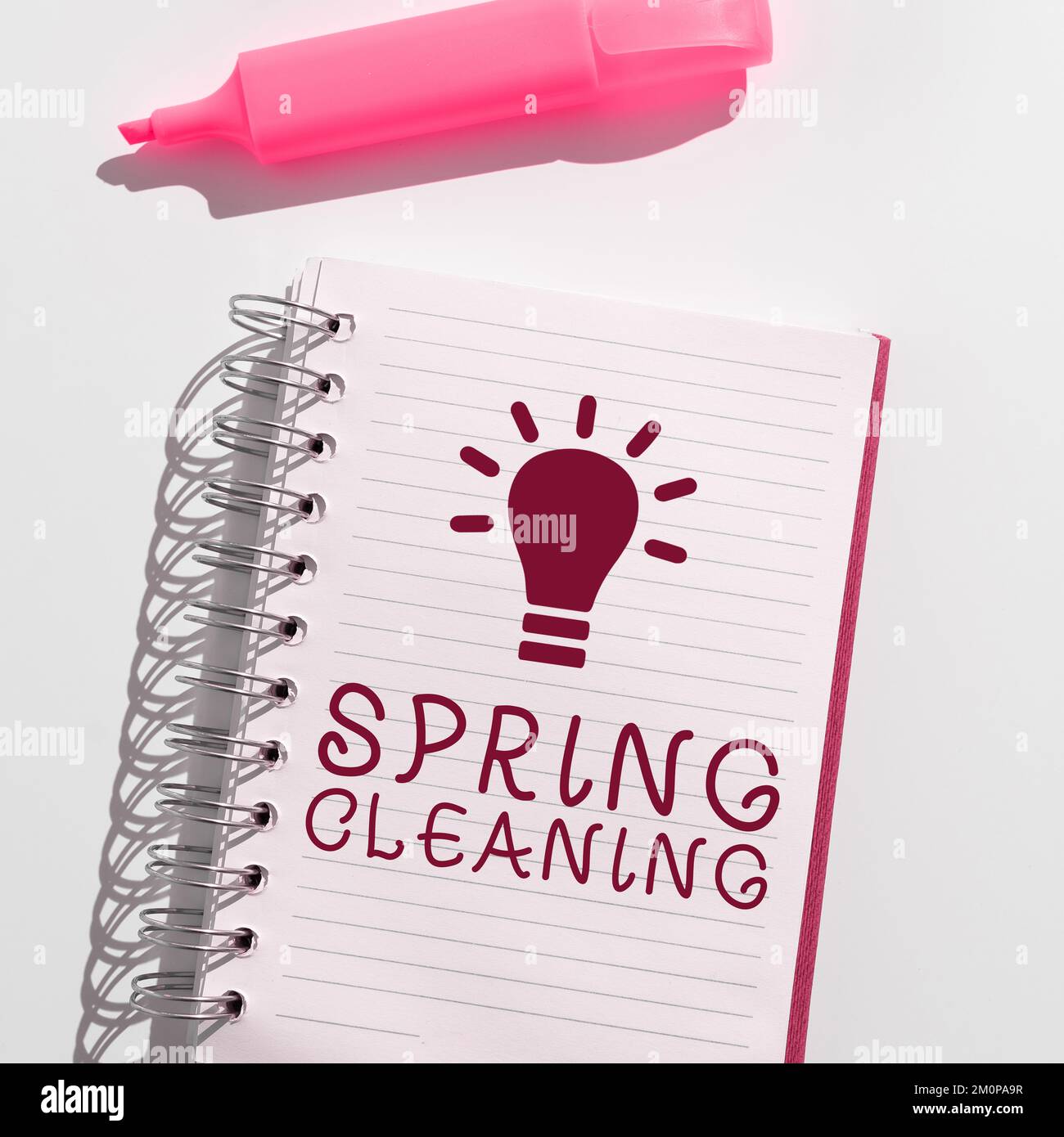 Text sign showing Spring Cleaning. Conceptual photo practice of ...