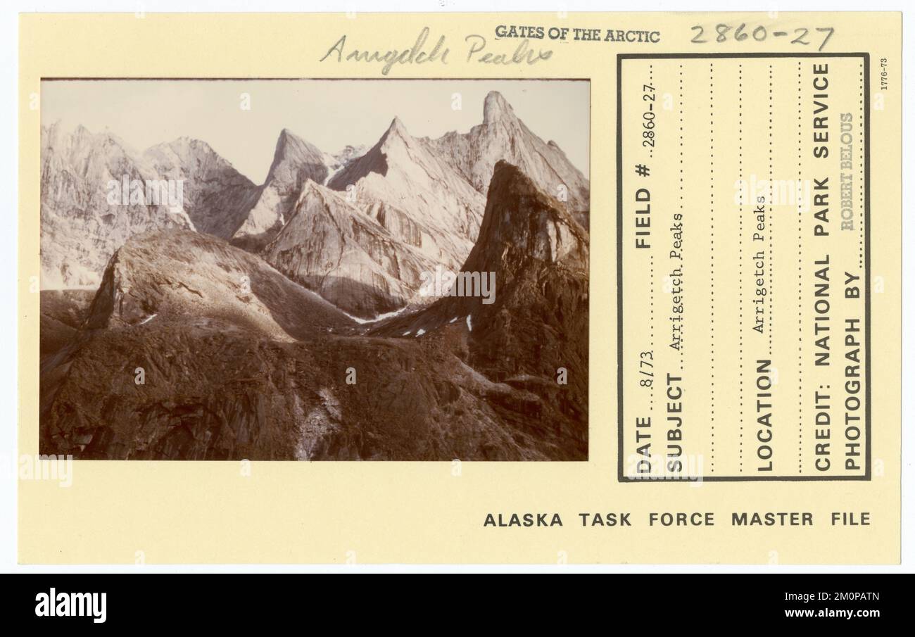 Arrigetch peaks glacier hi-res stock photography and images - Alamy