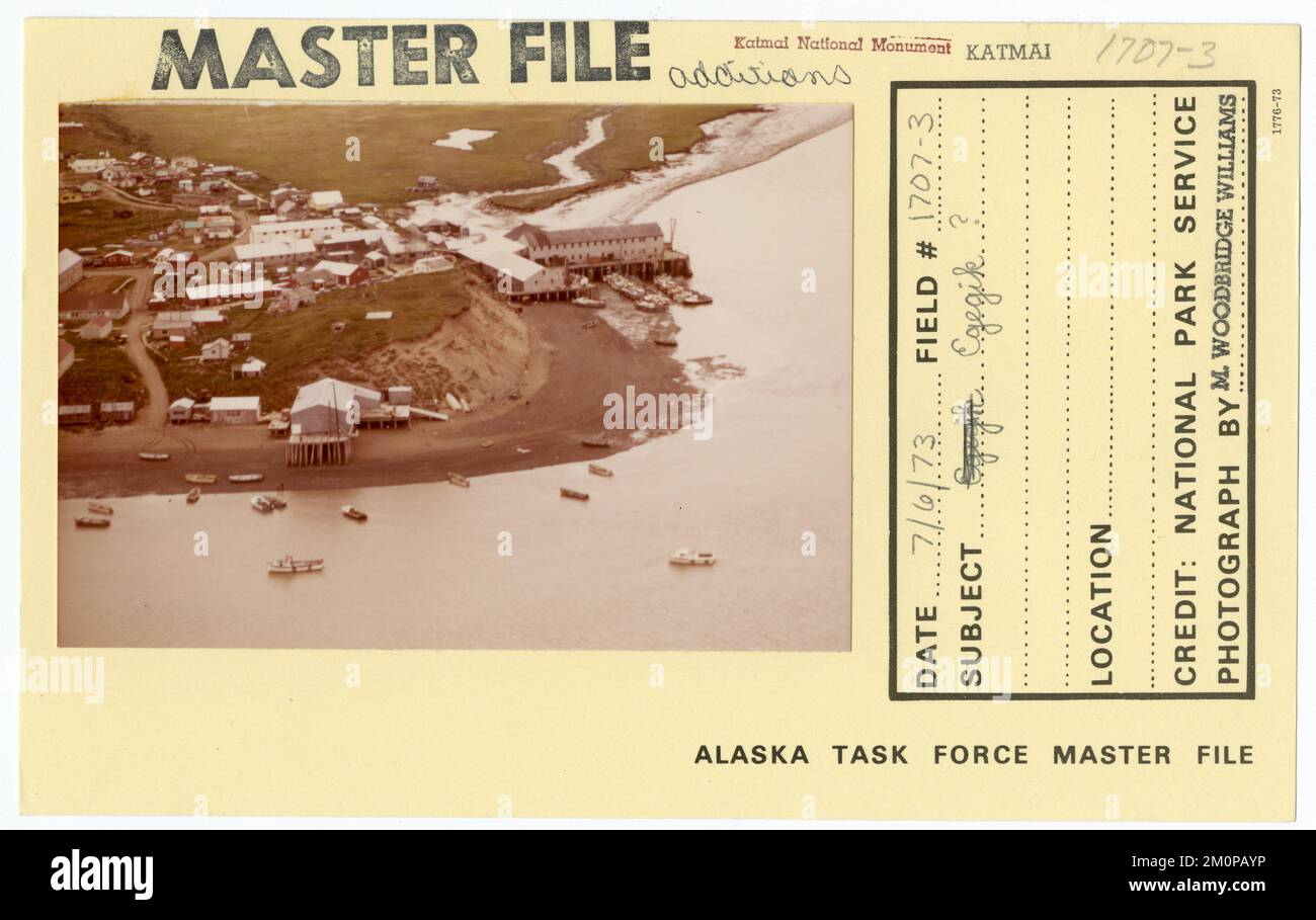 Egegik?. Alaska Task Force Photographs Stock Photo - Alamy