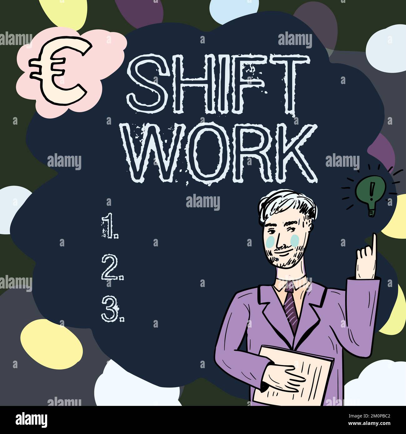 Inspiration showing sign Shift Work. Word Written on work comprising ...