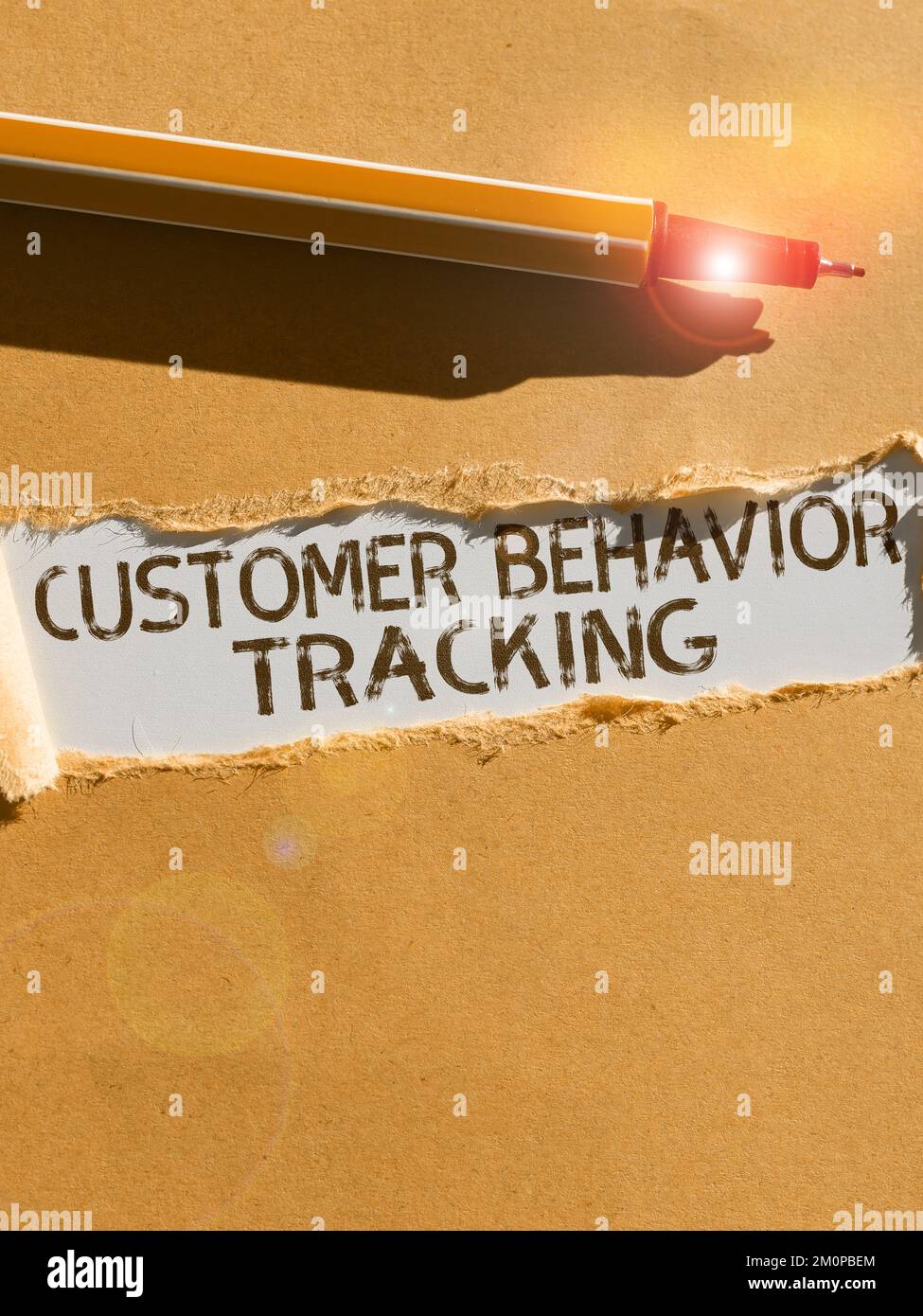 Handwriting Text Customer Behavior Tracking Word Written On Managing Behaviour Of Consumers Who