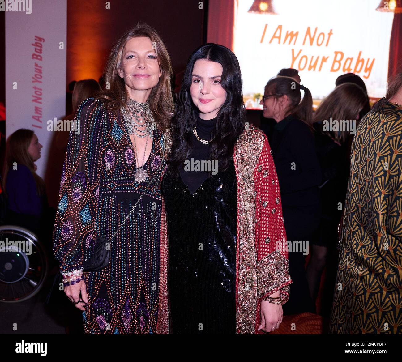 Berlin, Germany. 07th Dec, 2022. Ruby O Fee (r) and Ursula Karven the ...